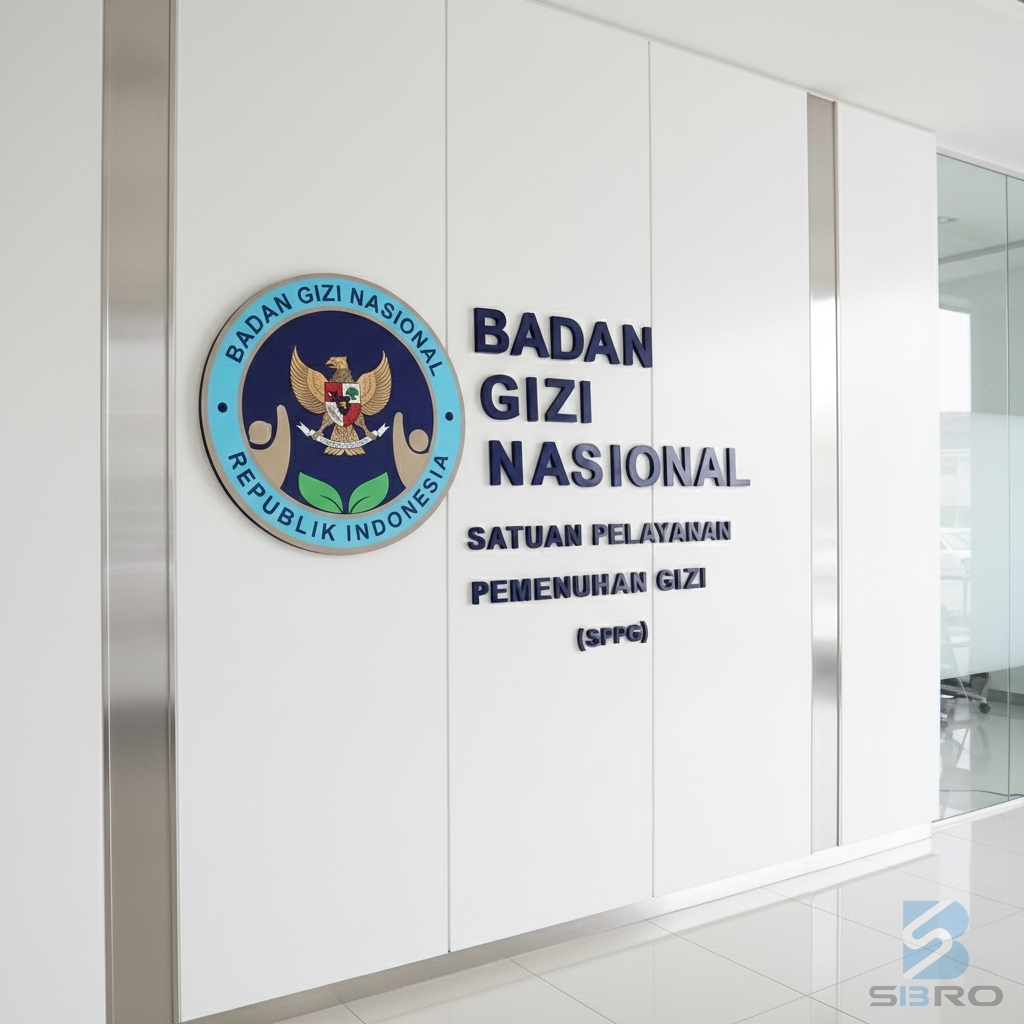 Jual Logo Badan Gizi Nasional Huruf Timbul Akrilik Spon - Paket Signage ...