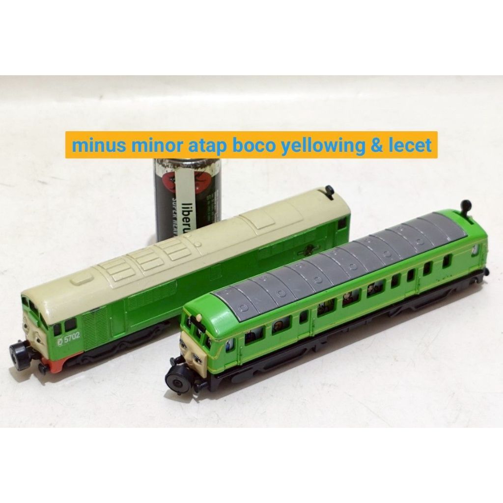Jual Rare vintage bandai diecast Thomas & friends daisy boco plarail ...