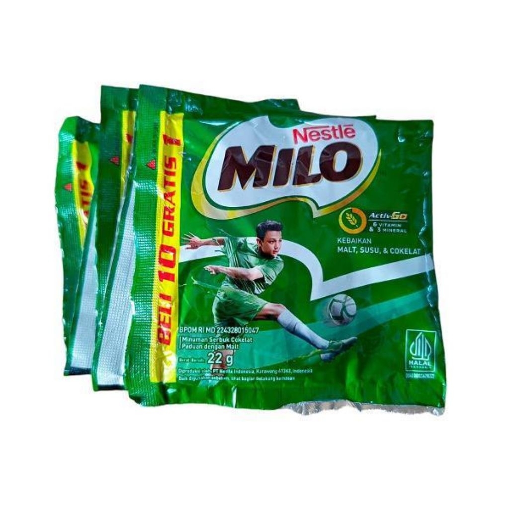 Jual Nestlé MILO 1 RENCENG ISI 10 SASHET Minuman Tinggi Protein ...