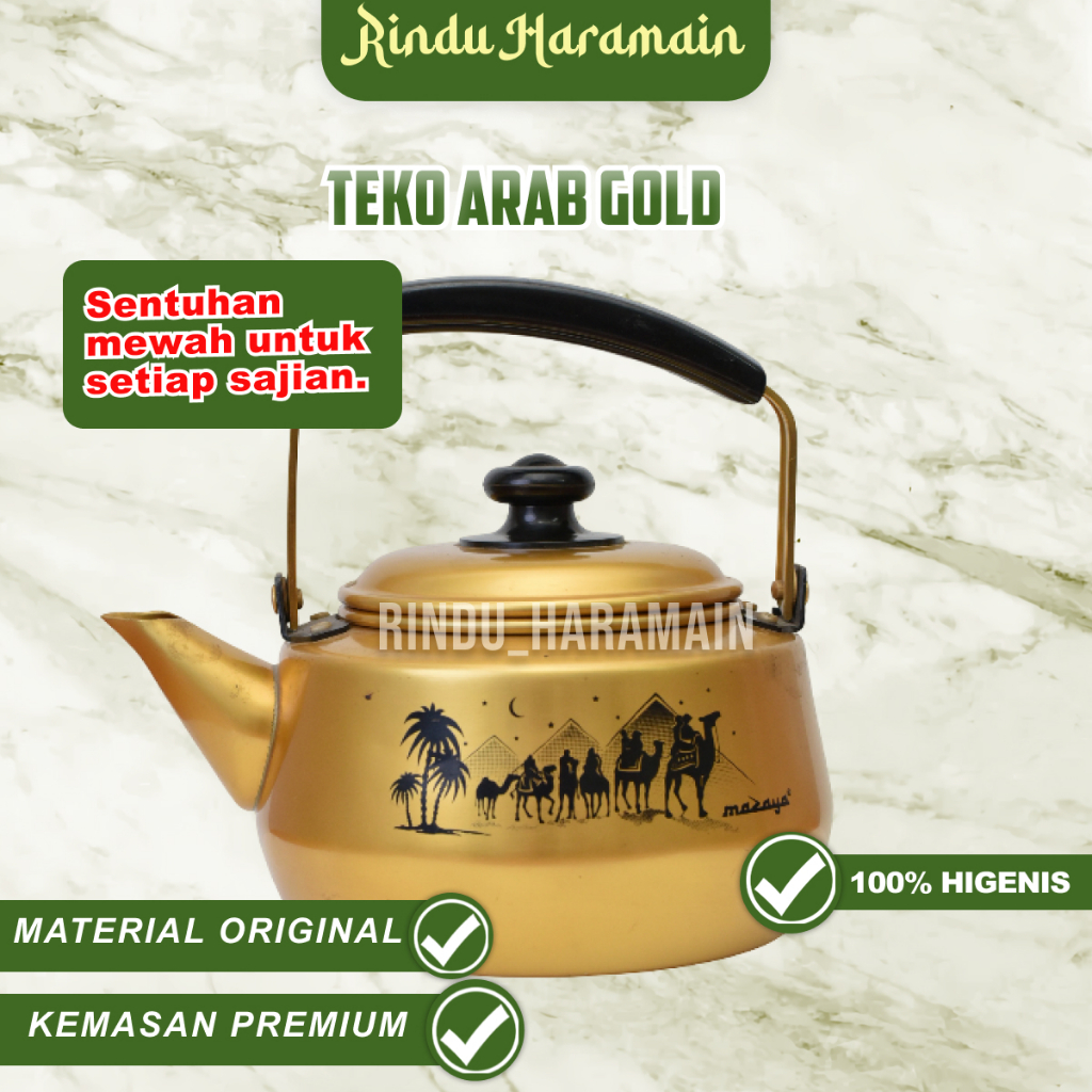 Jual Rindu Haramain - Teko Arab Emas / Teko Arabian / Teko Timur Tengah ...