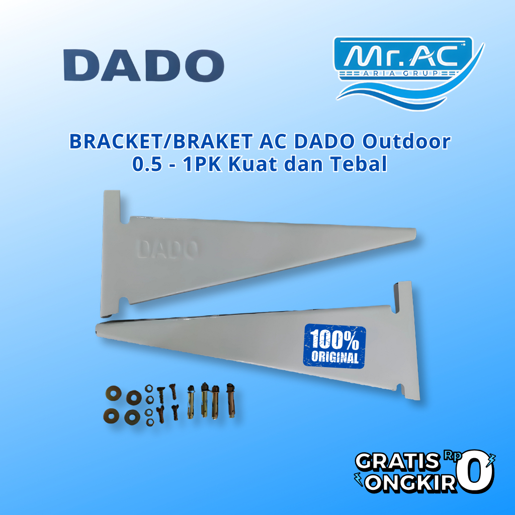Jual BRACKET/BRAKET AC DADO Outdoor 0.5 - 1 PK Kuat Tebal 2mm Powder ...