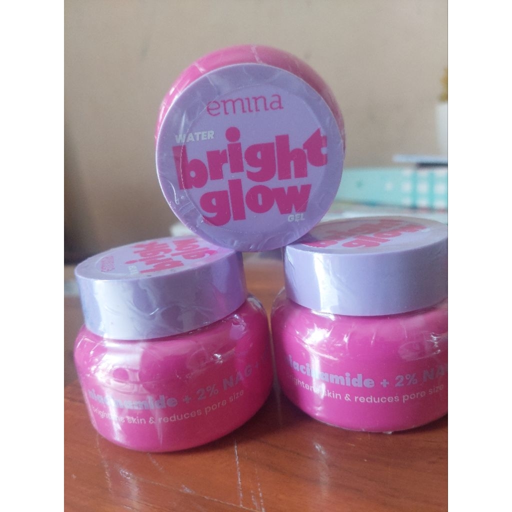 Jual EMINA Water Bright Glow Gel Moisturizer 30G/Expired 2028 | Shopee ...