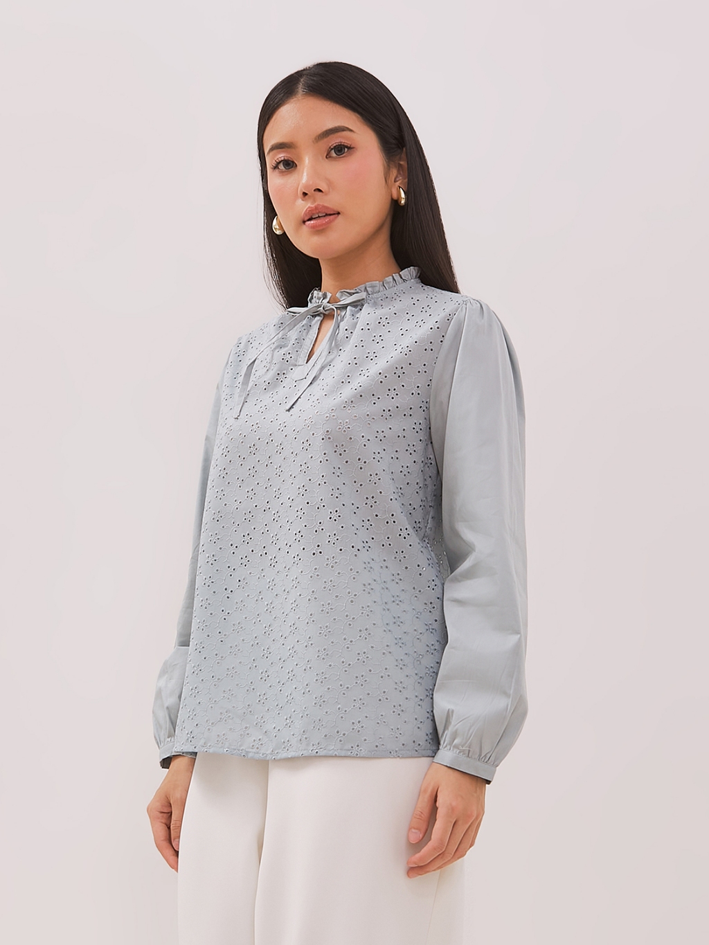 Jual VALINO LADIES Blouse Lengan Panjang Hijau Wanita - D-DLAA02-G1 ...