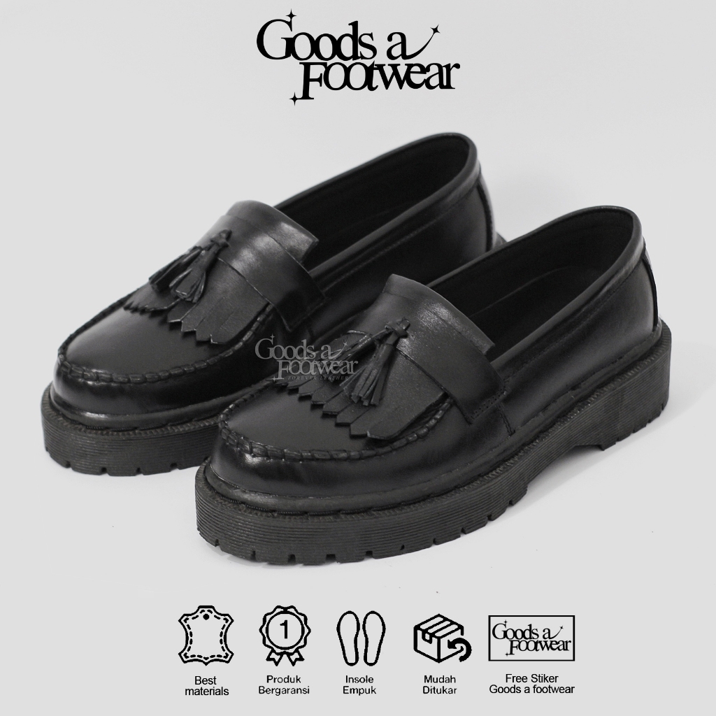 Jual FRANKS - Sepatu Docmart pria Loafers Slip On Formal Kondangan ...