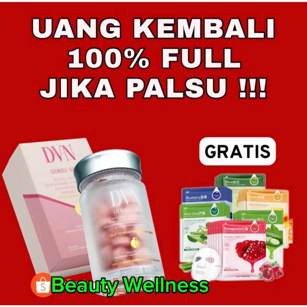 Jual DVN Candy Collagen tablet Kunyah isi 60 tablet Glowing dan Cerah ...