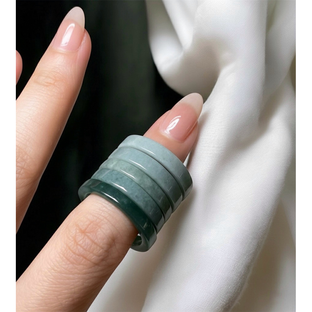 Jual Cincin Giok Type A Natural Guatemala Jade Ring | Shopee Indonesia