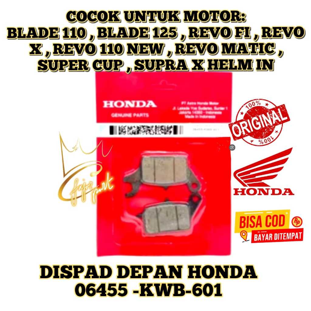 Jual Original Dispad Blade 110 / Revo Absolute / Revo Fi/ Supra X 125 ...