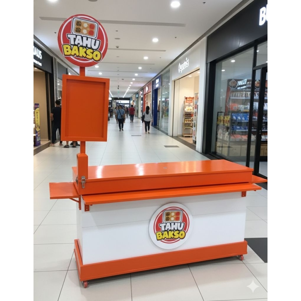 Jual Booth lipat koper portable, Booth dimsum es kopi minuman bakso dll ...