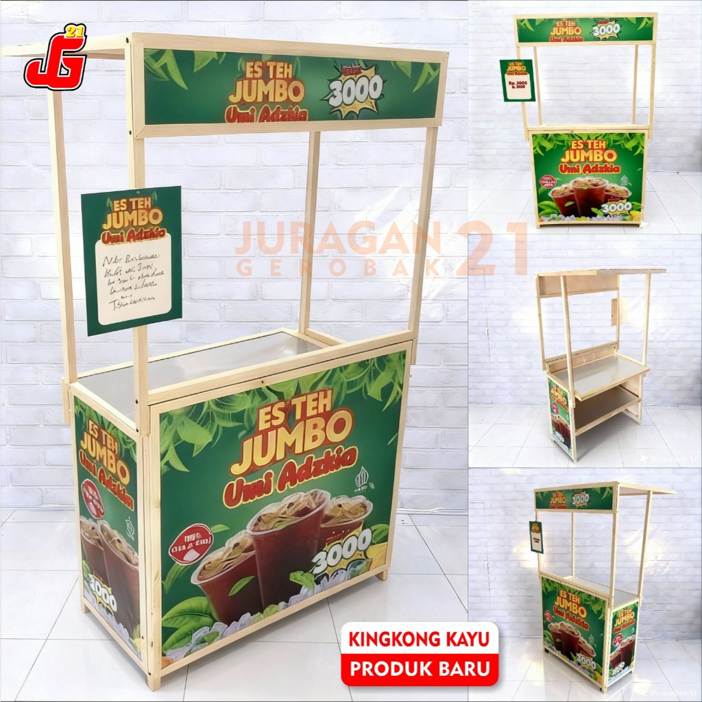 Jual Boot Portable Kayu Juragan Gerobak 21 Kolaborasi Kingkong 111 ...