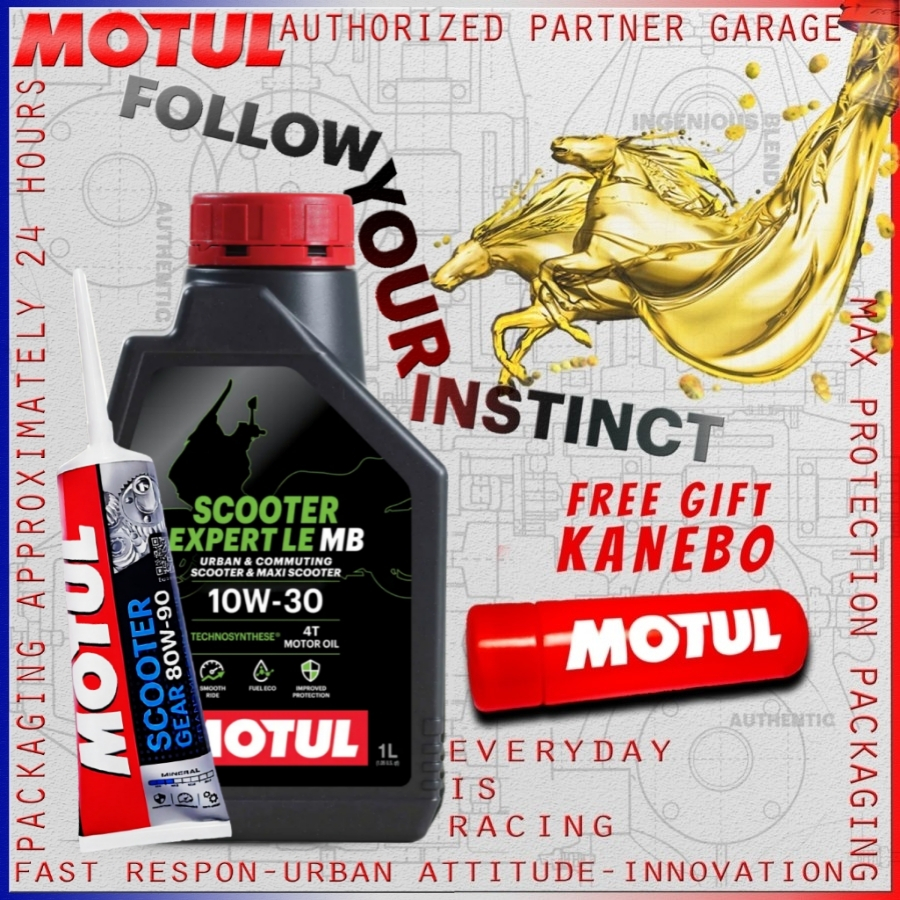 Jual OLI PAKET PILIHAN HEMAT OLI MATIC MOTUL EXPERT LE 10W30 & 10W40 ...