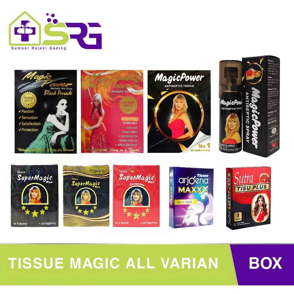 Jual Tissue Magic Power Man All Varian / Tisu Mgic | Shopee Indonesia