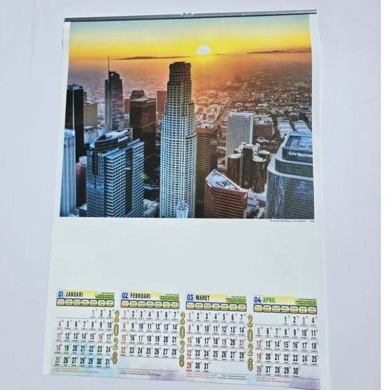 Jual kalender dinding 2026 caturwulan cw 3 lembar ukuran 37x52cm ...