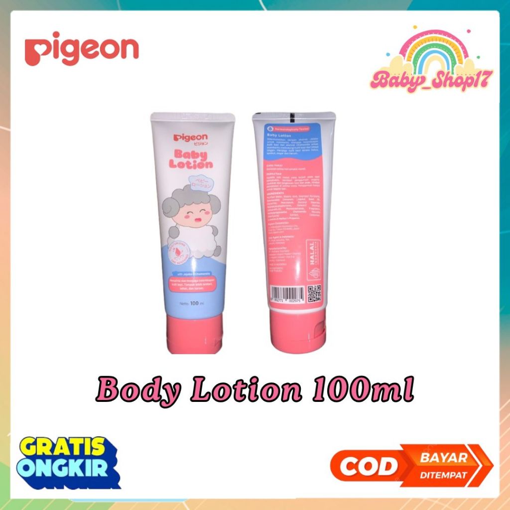 Jual Pigeon Body Lotion Bayi 100ML Melembapkan Kulit dan Wangi | Shopee ...