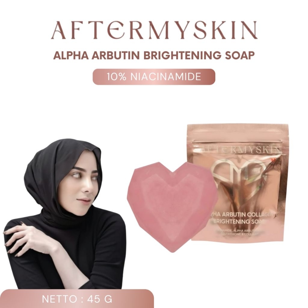 Jual AFTERMYSKIN - Afterskin Alpha Arbutin Collagen Brightening Soap ...