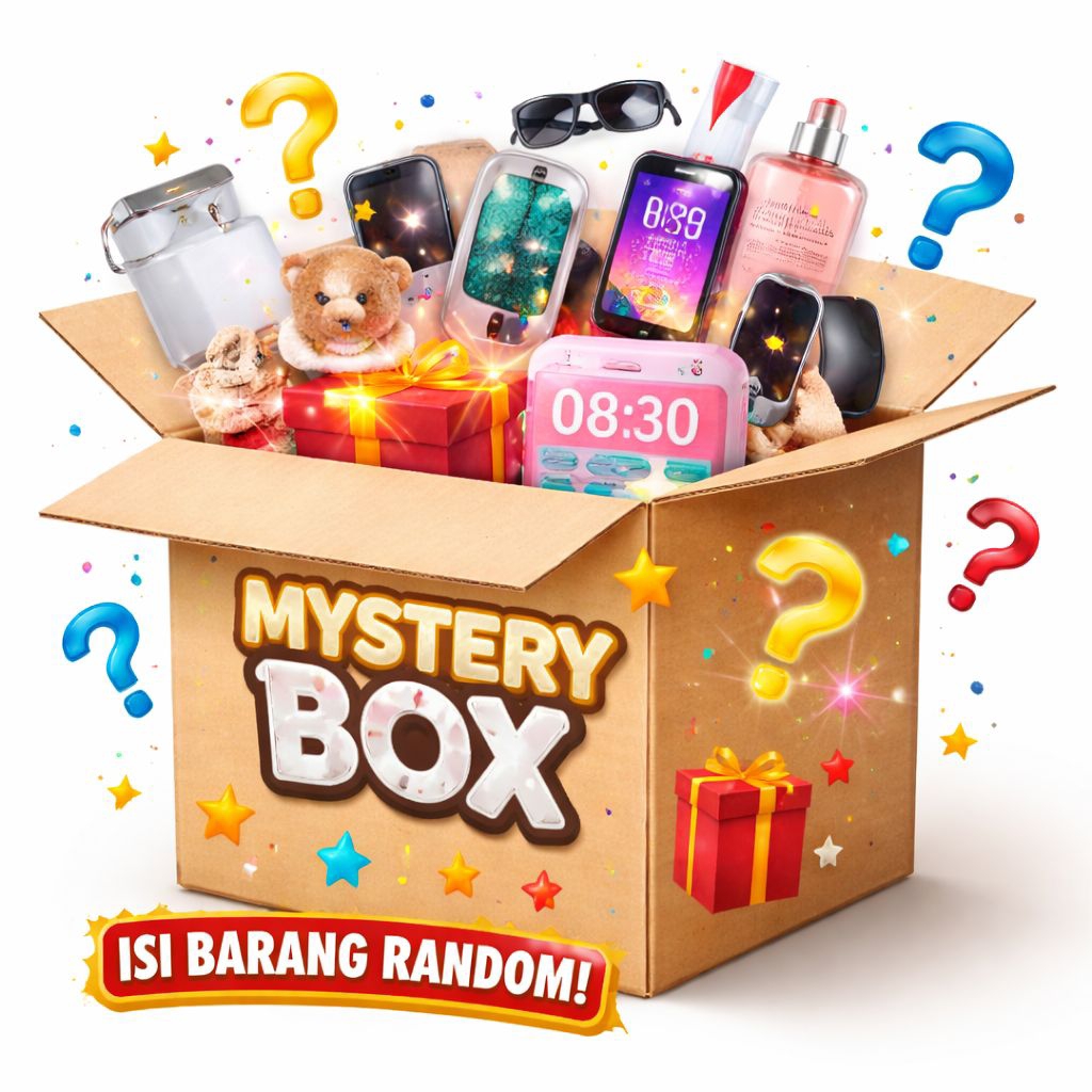 Jual Mystery Box Barang Random | Kotak Kejutan Isi Acak | Produk Unik ...