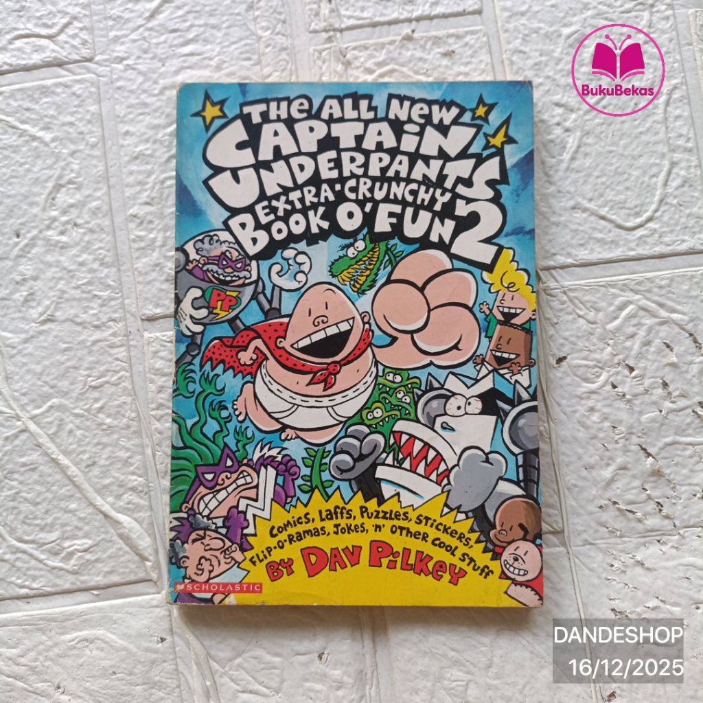 Jual (english) The All New Captain Underpants Extra Crunchy Book O'Fun ...