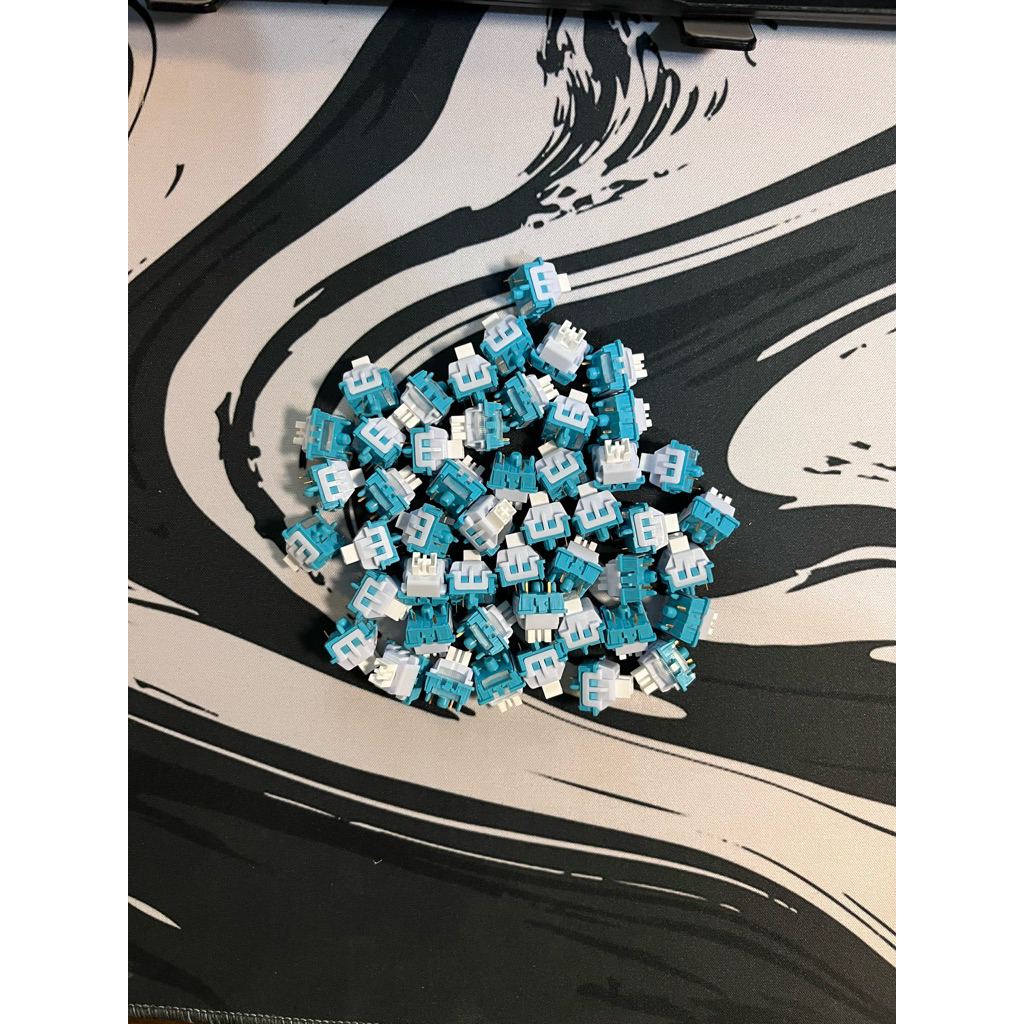 Jual Leobog Turquoise Switch Linear 5 Pin (80 pcs) Mechanical Keyboard ...