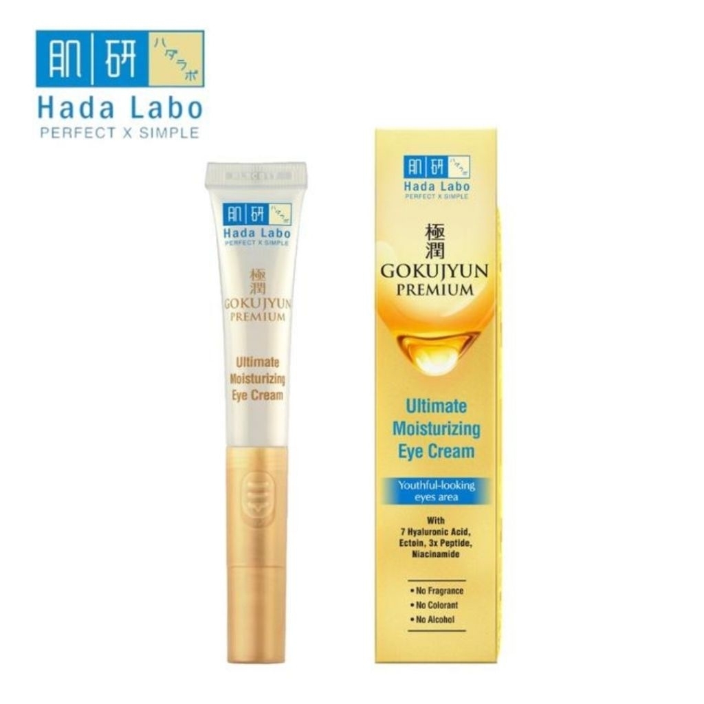 Jual 15 gr Hada Labo Gokujyun Premium Ultimate Moist Eye Cream | Shopee ...