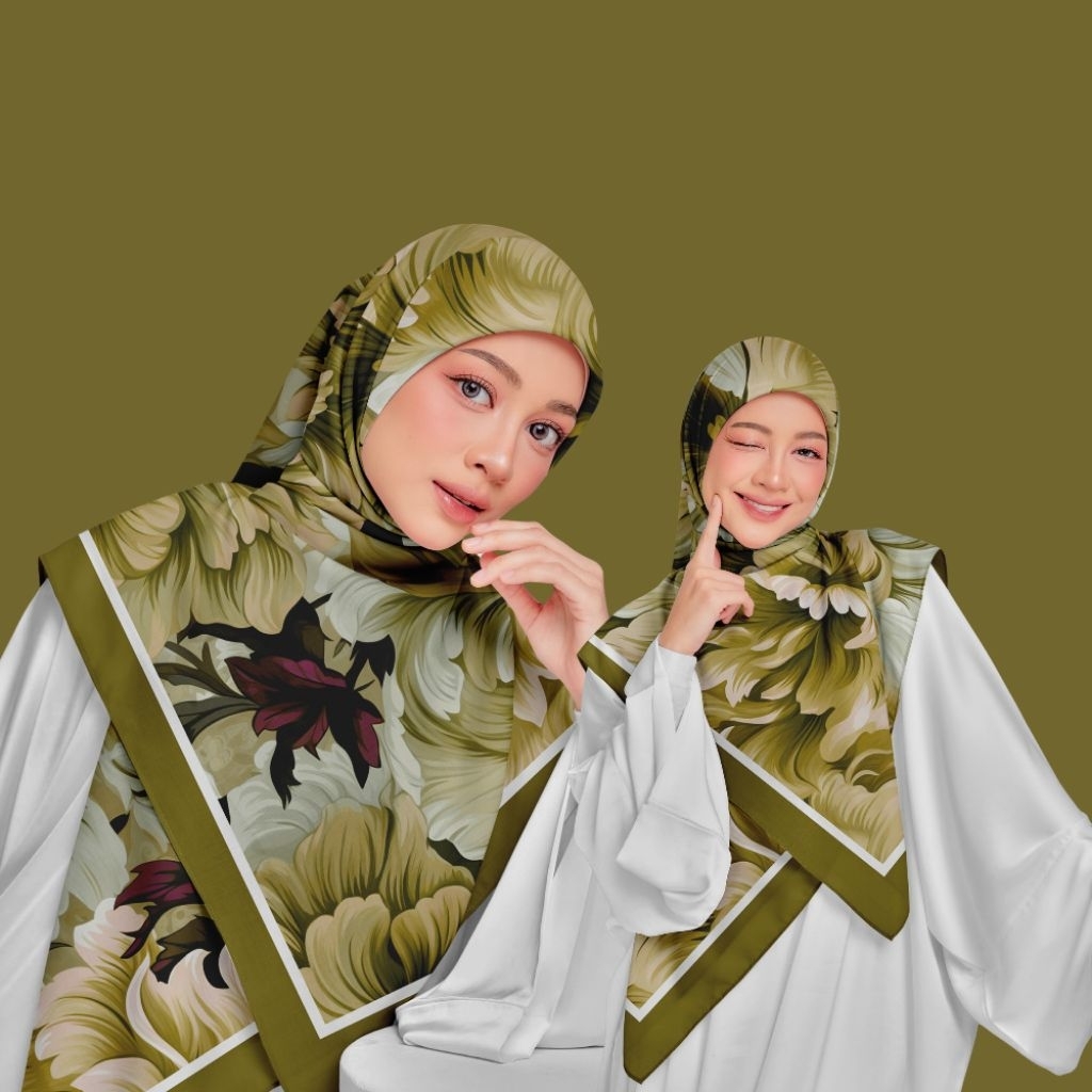 Jual JILBAB SEGIEMPAT MOTIF KINAYA SERIES HIJAB SEGI4 LASERCUT | Shopee ...