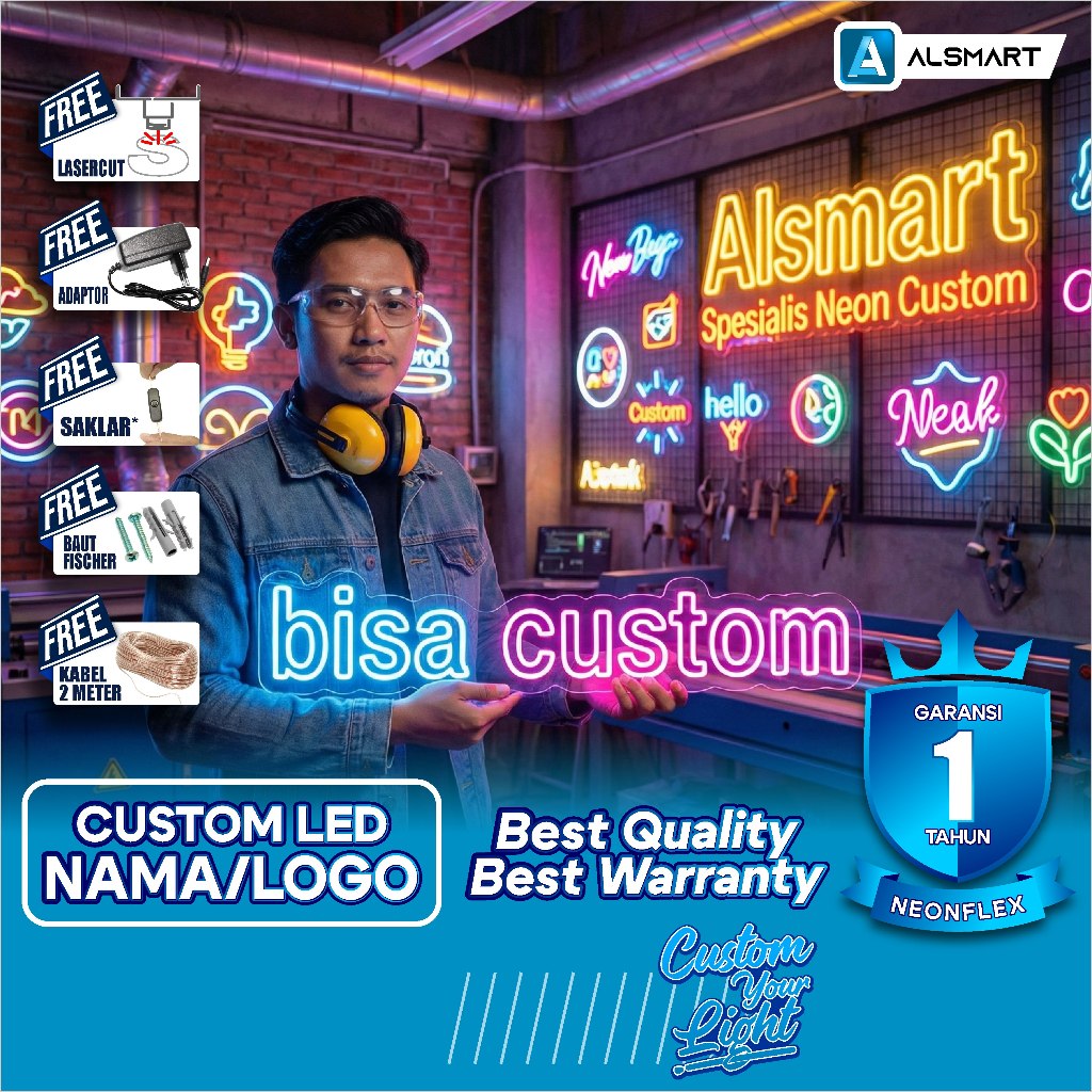 Jual [CUSTOM] Neon Custom Neon Flex Sign | Custom LED | Custom Lampu ...