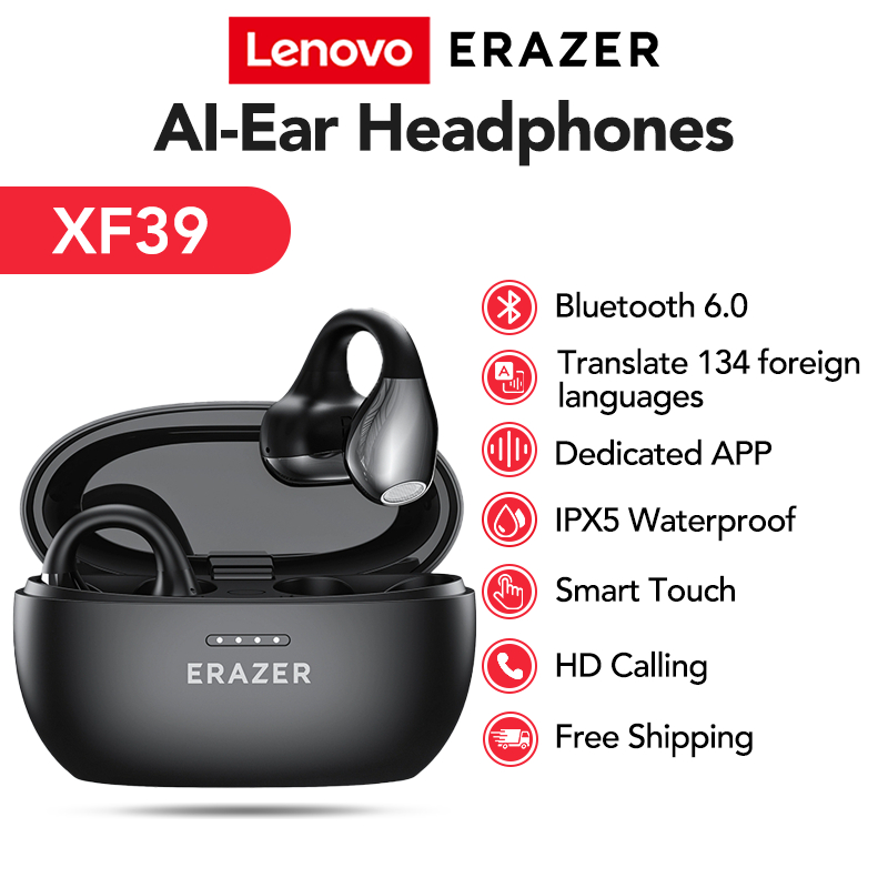 Jual Lenovo Erazer XF39 Earphone TWS Klip Telinga Terbuka OWS Klip ...