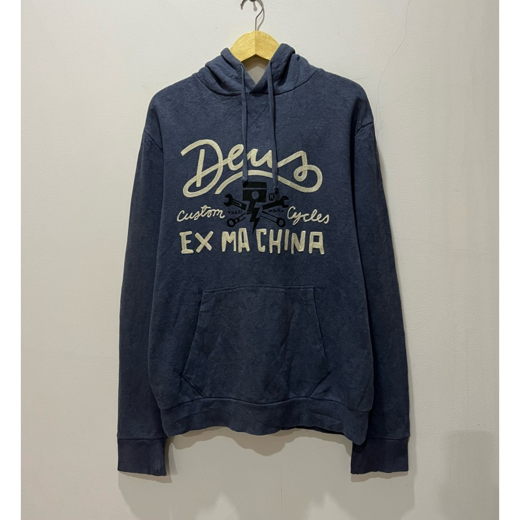 Jual Pullover Hoodie DEUS EX MACHINA Bordir Logo Denim Original ...