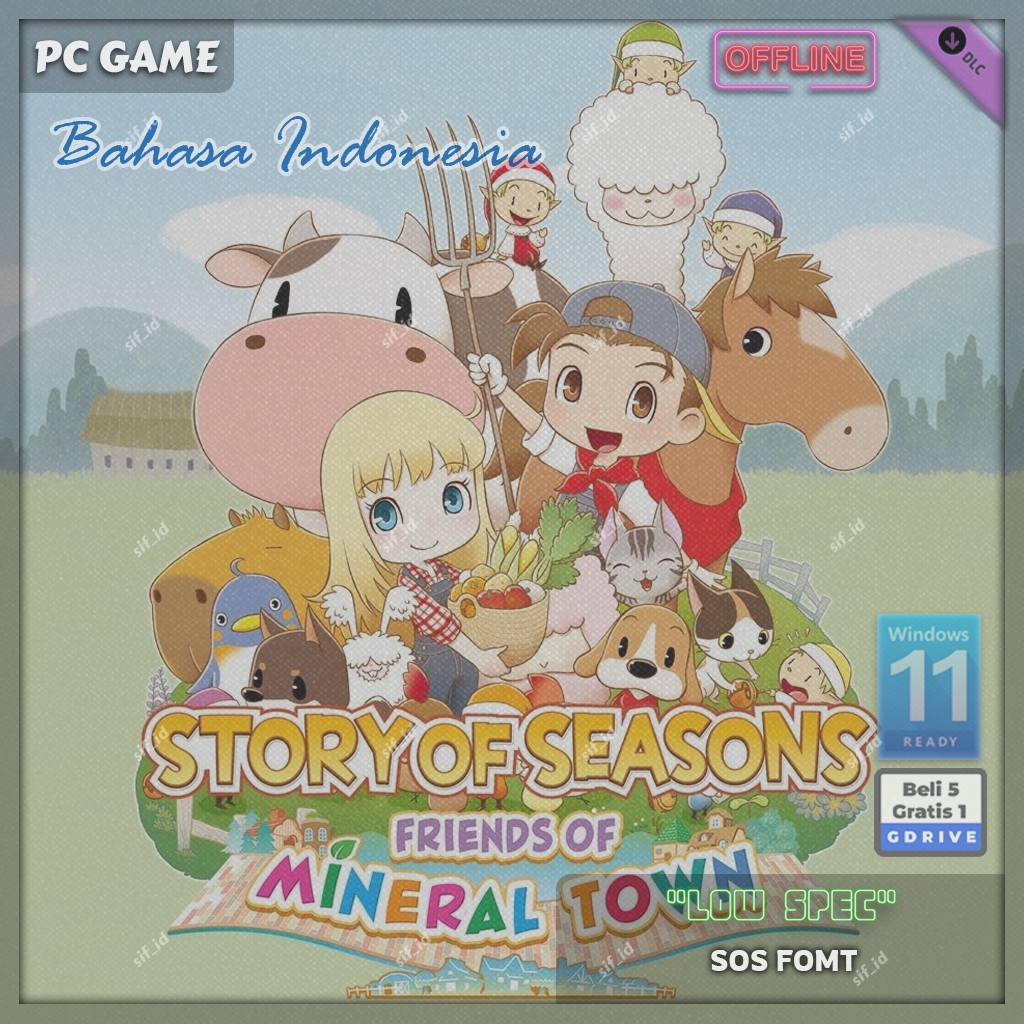 Jual STORY OF SEASONS Friends of Mineral Town - DLC - SOS FOMT - Bahasa ...