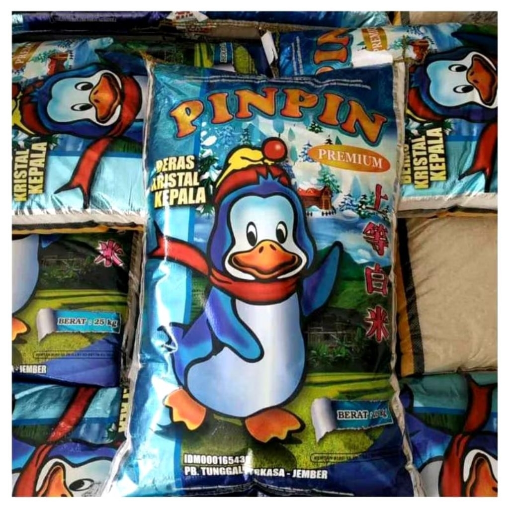 Jual Beras Premium PIN PIN kemasan 1 karung 25KG ( LANGSUNG KIRIM HARI ...