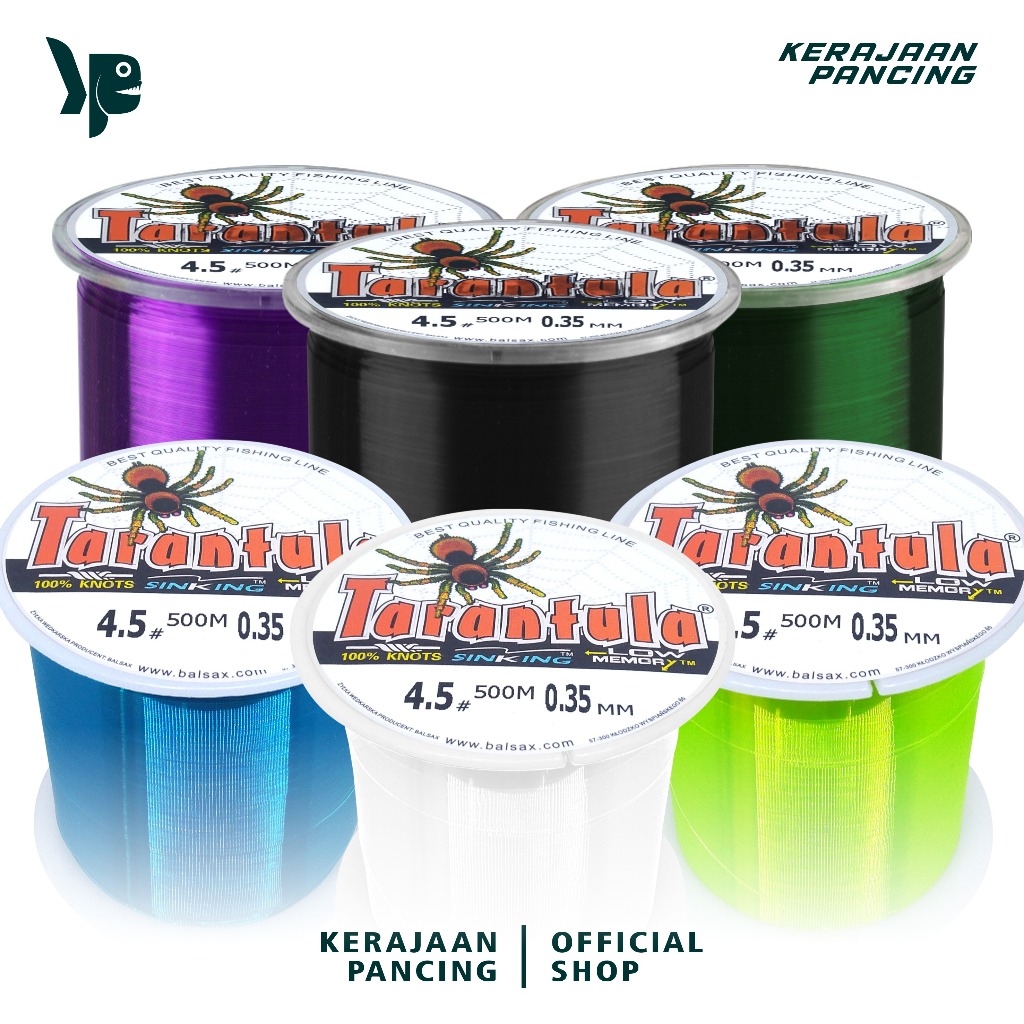 Jual KERAJAAN PANCING - Senar Pancing Tarantula 500M Senar Peralatan ...