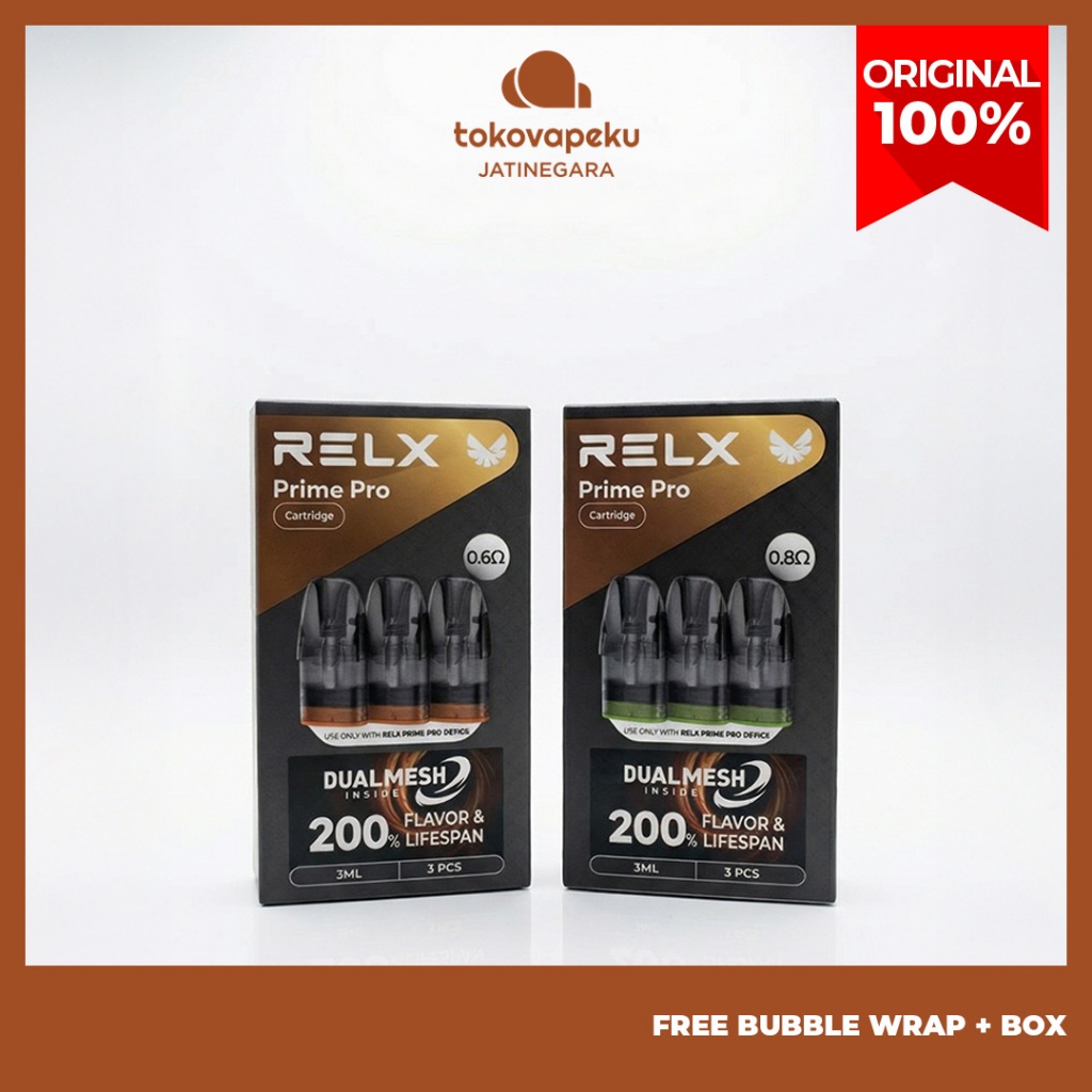 Jual CARTRIDGE RELX PRIME PRO (DUAL MESH) ORI by RELX | Shopee Indonesia