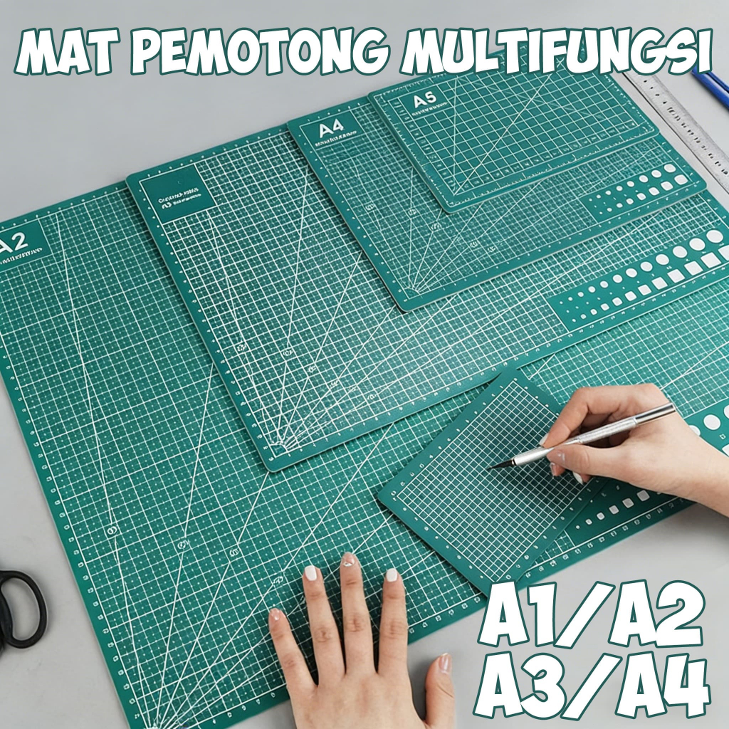 Jual Alas Potong Kertas Cutting Mat Ukuran Besar A1/A2/A3/A4 - Papan ...