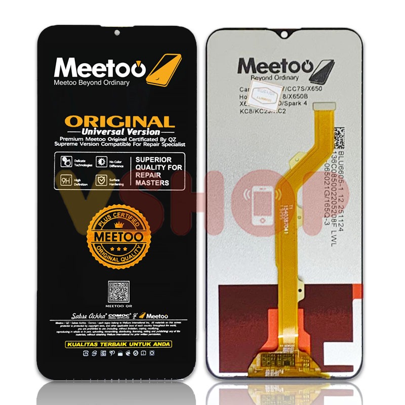 Jual LCD INFINIX HOT 8 X650 X650C - TECNO SPARK 4 - CAMON 12 - CC7 CC7S ...
