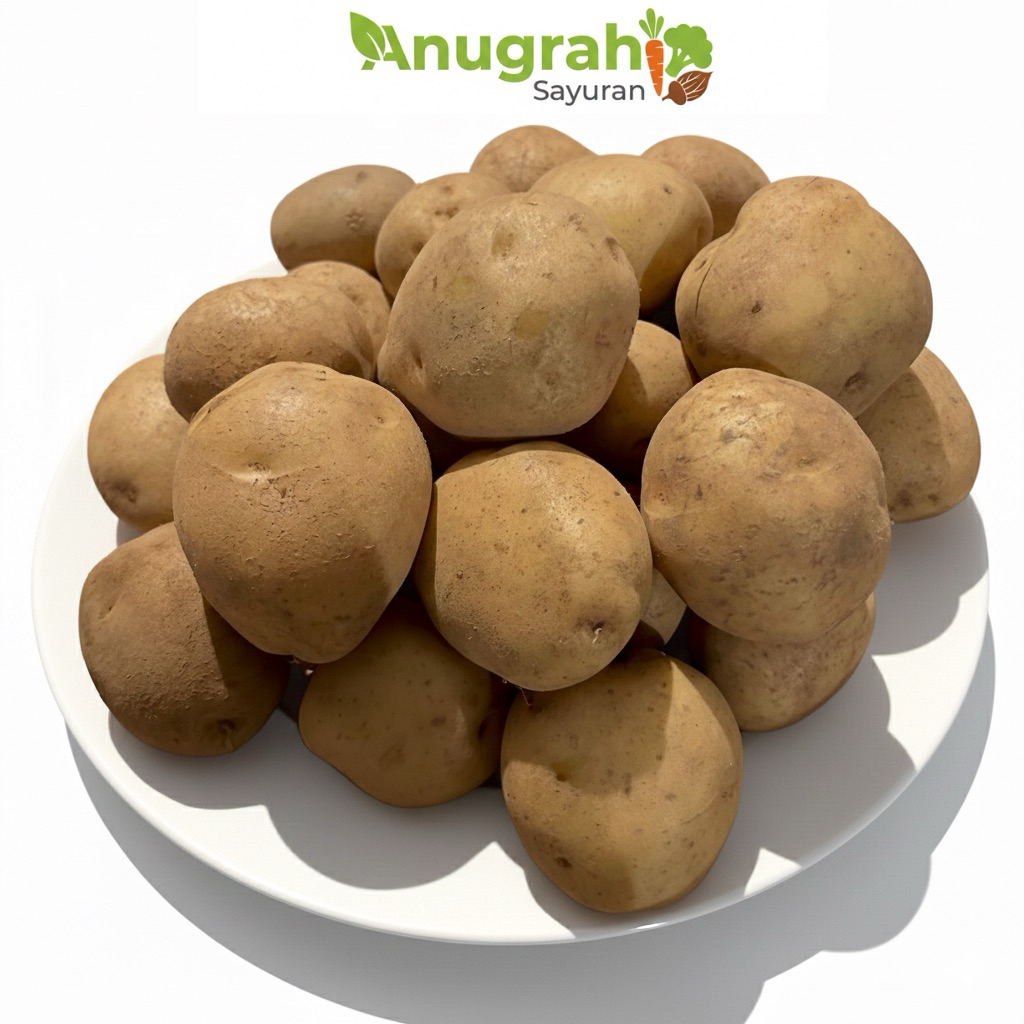 Jual kentang dieng ukuran super mulus isi 8-10 butir per kg | Shopee ...