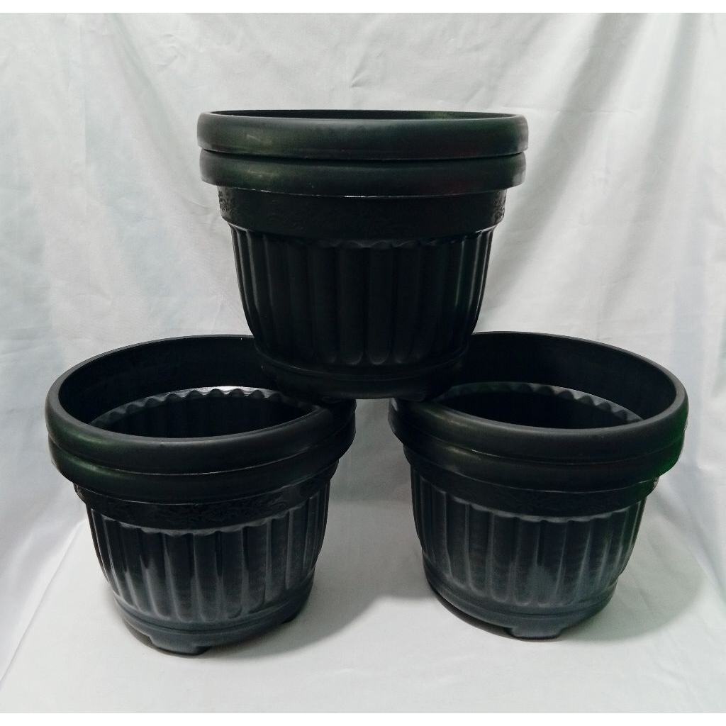 Jual 6 PCS POT NKH 25 / POT BUNGA PLASTIK TEBAL MURAH MERIAH | Shopee ...