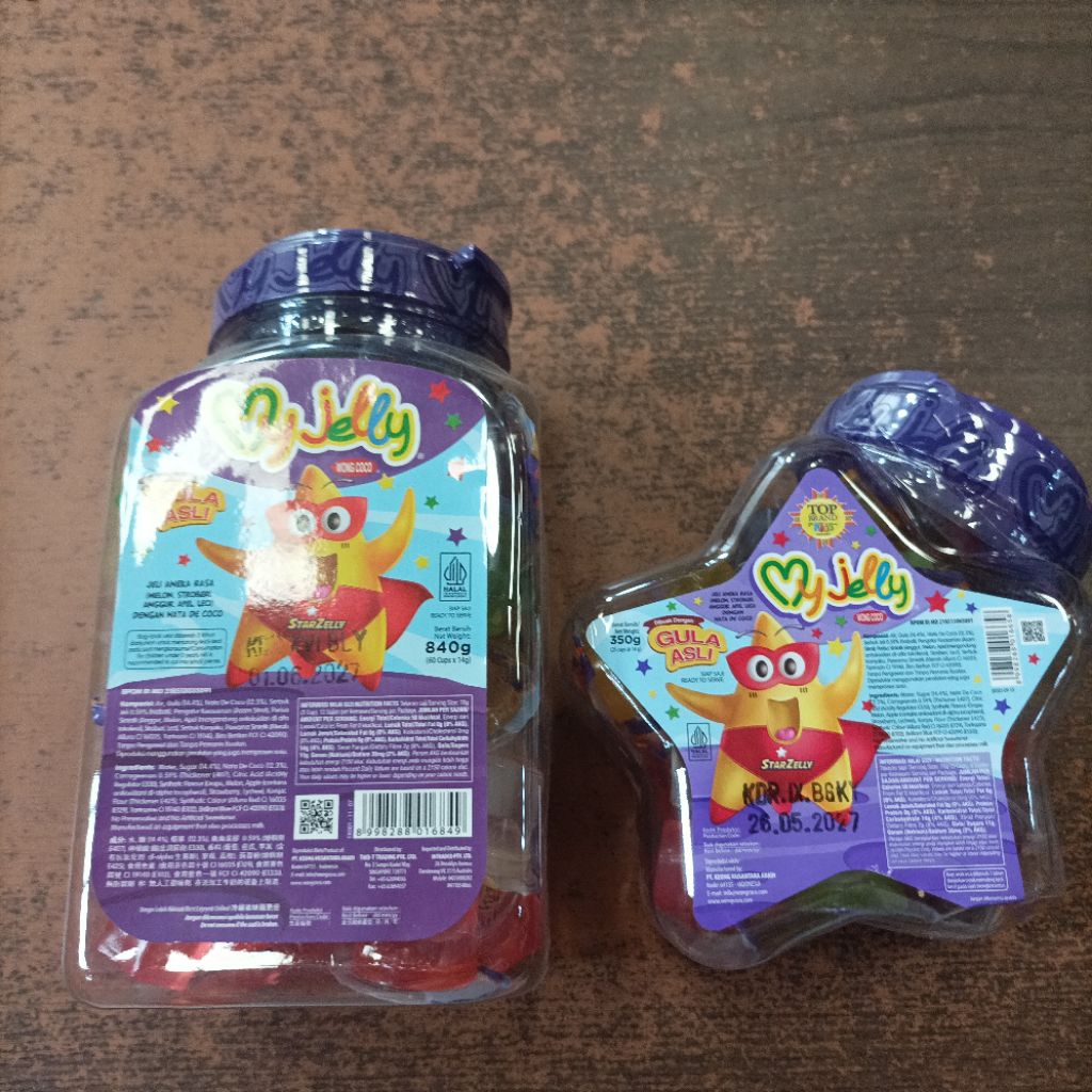 Jual Jelly Buah Wong Coco 840gr dan Jelly Star Wong Coco 350gr | Shopee ...