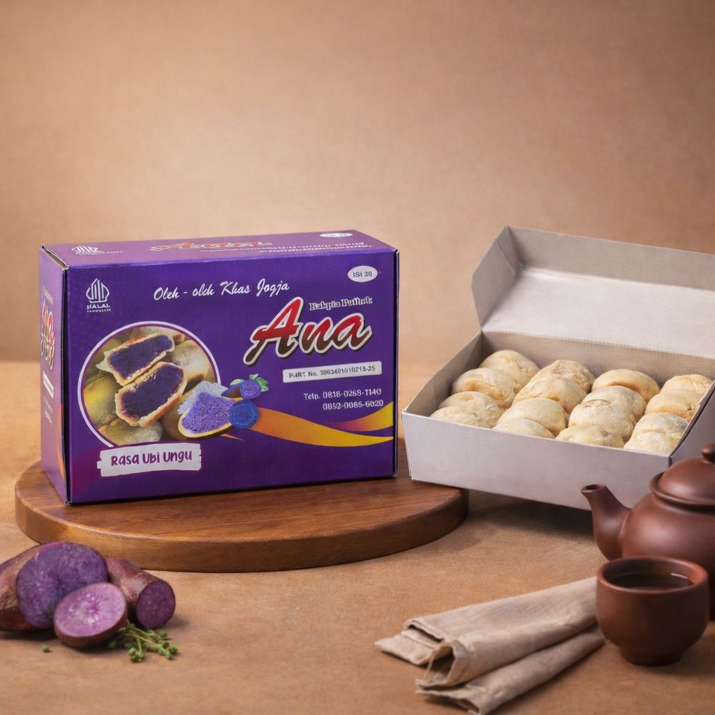 Jual Bakpia Pathok ANA fresh khas Jogja isi 20 rasa ubi ungu | Shopee ...