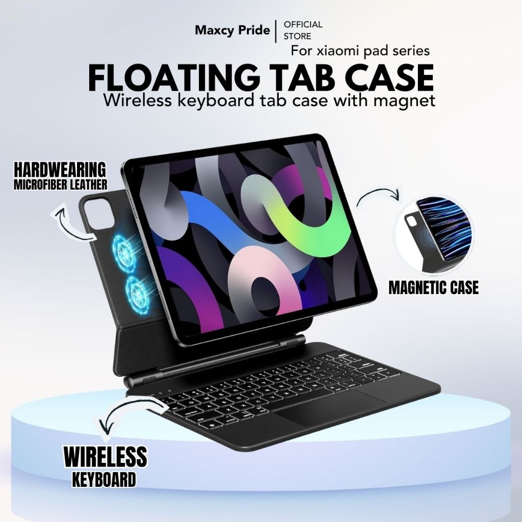Jual Magnetic Magic Keyboard Floating Xiaomi Pad 7 Wireless Bluetooth ...