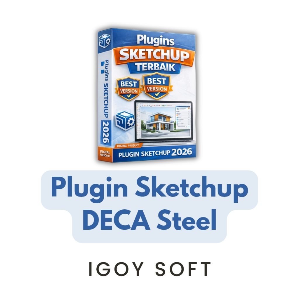 Jual Plugin SketchUp DECAsteel Permanen Selamanya | Shopee Indonesia