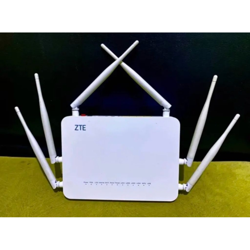 Jual ROUTER ZTE F670 Premium Port Biru Antena 6 | Shopee Indonesia