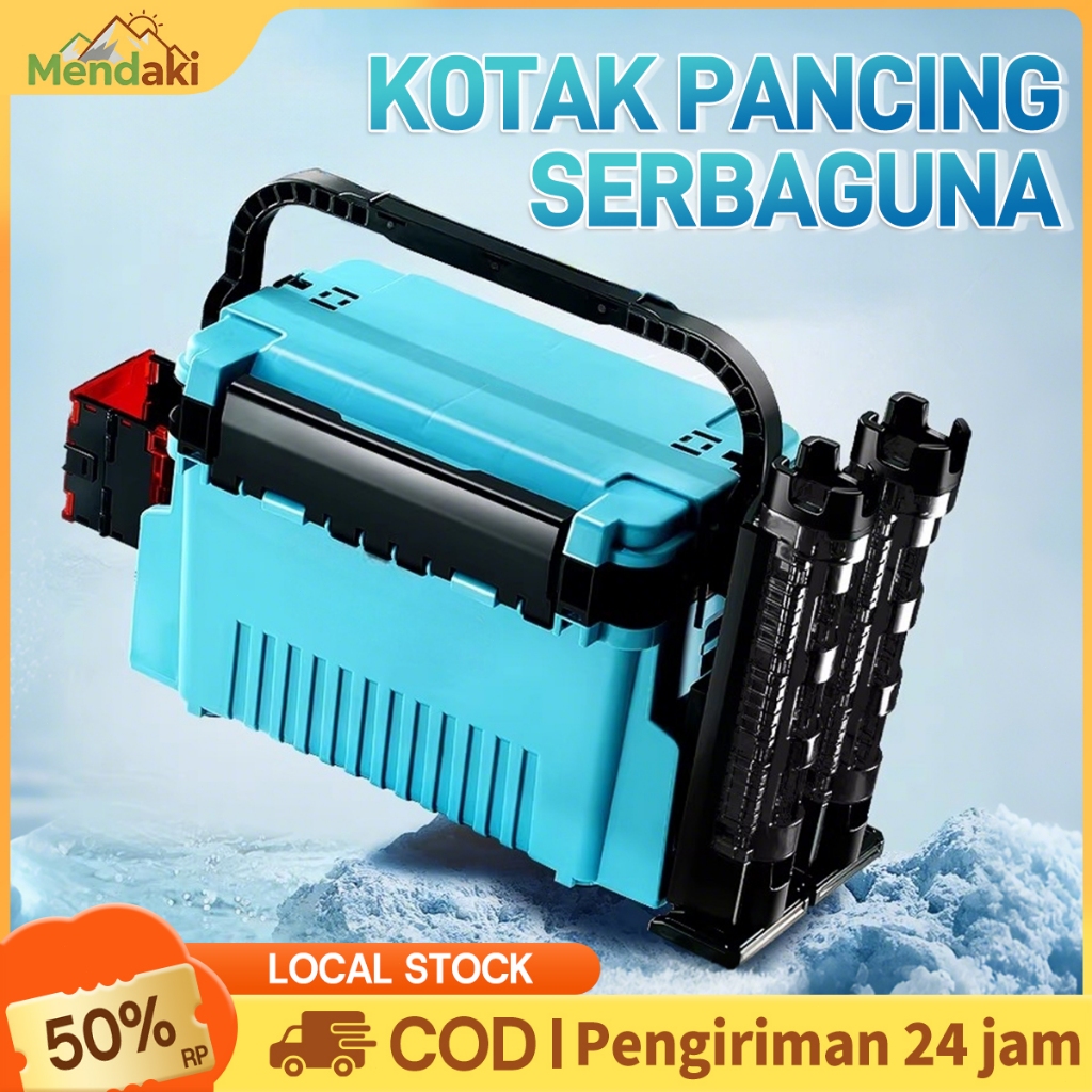 Jual Mendaki Tackle Box Kotak Peralatan Pancing Jigging Lure Box ...
