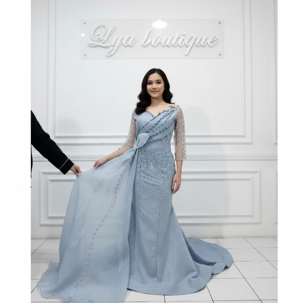 Jual GAUN PENGANTIN MODERN/GAUN PREWEDDING/GAUN MAMA PENGANTIN | Shopee ...