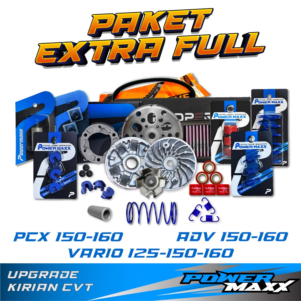 Jual PAKET EXTRA FULL UPGRADE KIRIAN CVT vario pcx adv 125 150 160 old ...