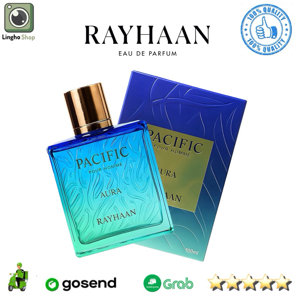 Jual Rayhaan Pacific Aura 100ml Eau De Parfum Extrait De Parfum Aroma ...