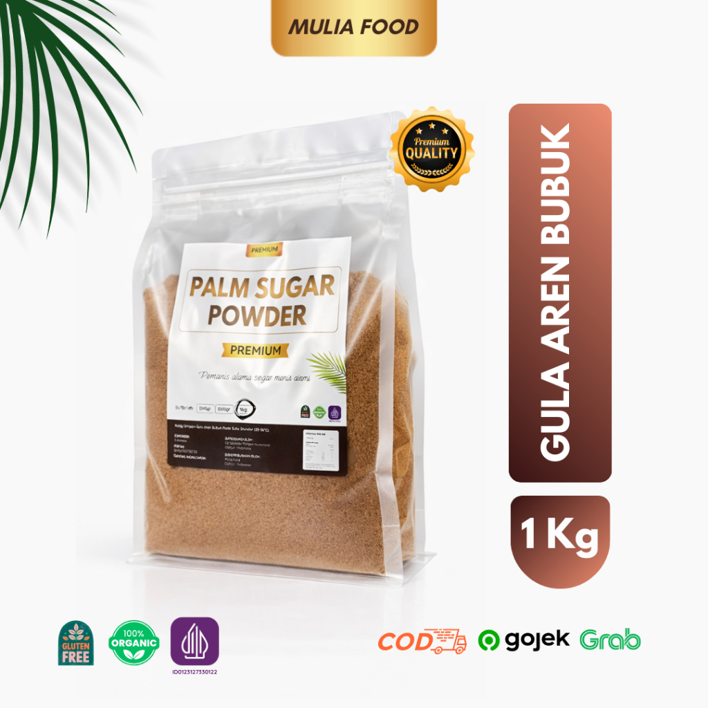 Jual MULIA FOOD - Gula Aren Bubuk Premium Organik | Gula Aren Semut ...