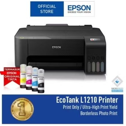 Jual Epson print only l1210 pengganti l121 / l120 dengan tinta original ...