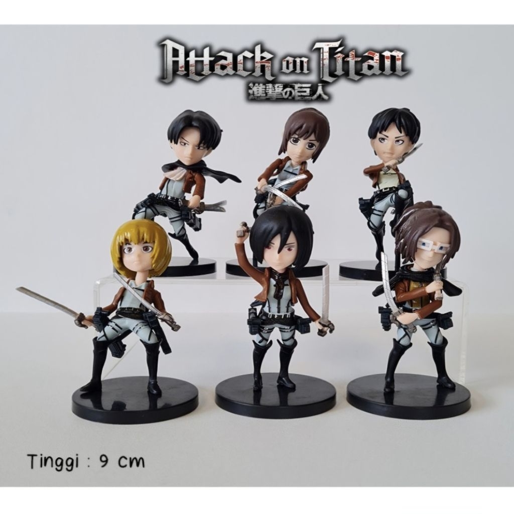 Jual Action Figure AOT V2 karakter Attack on Titan yang menampilkan ...