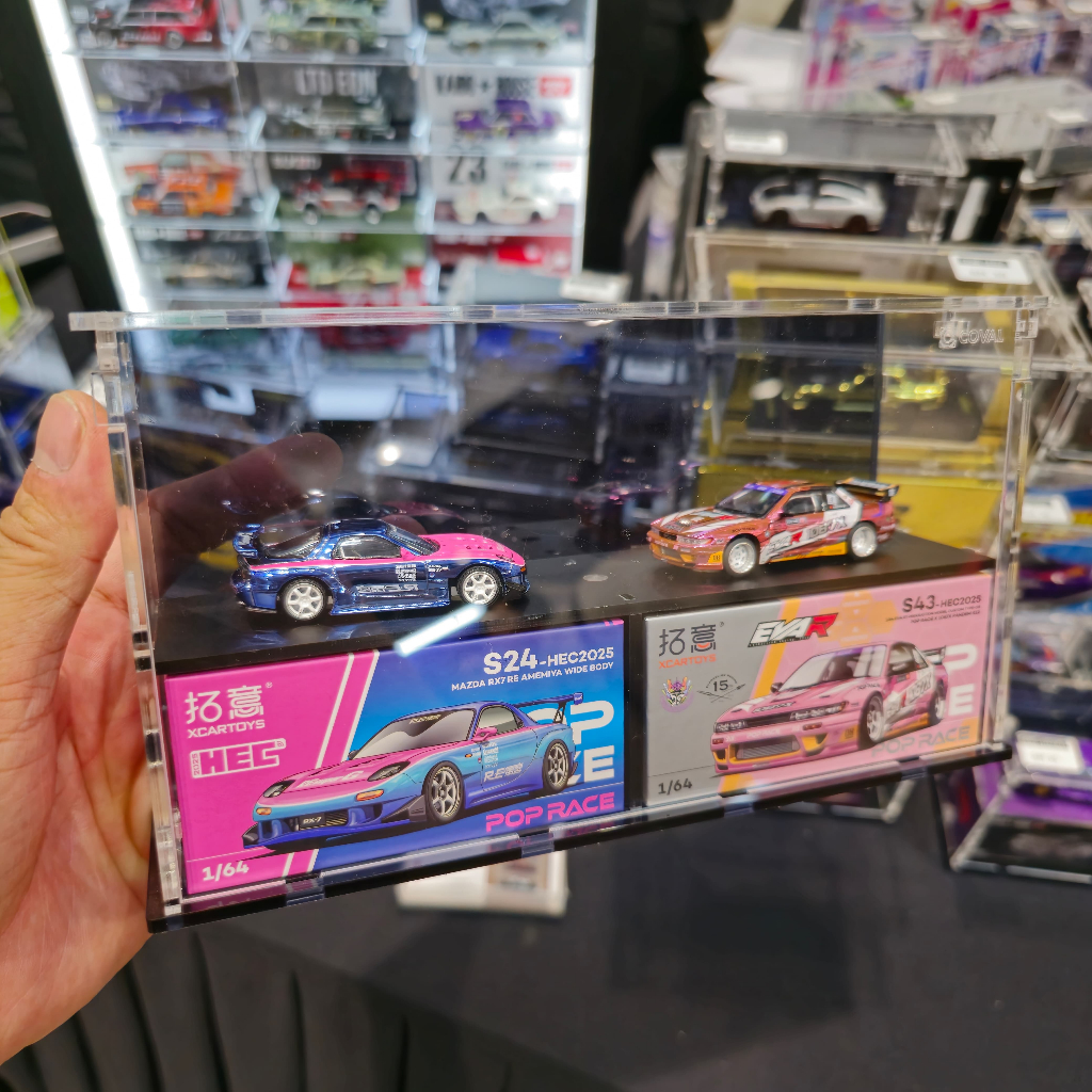Jual COVAL PRD-012 Acrylic Display Cabinet for 2 Mini GT / Pop Race Car ...