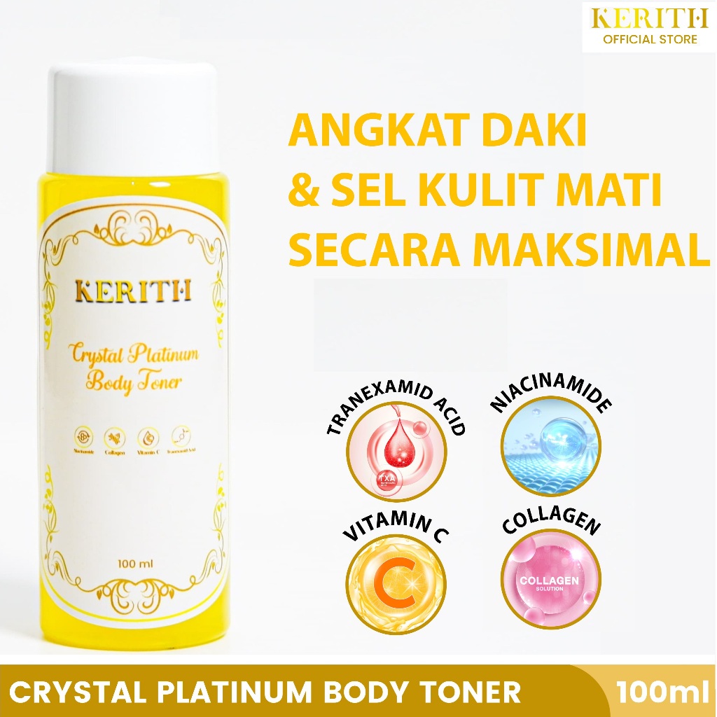 Jual Crystal Platinum Body Toner by KERITH | Shopee Indonesia