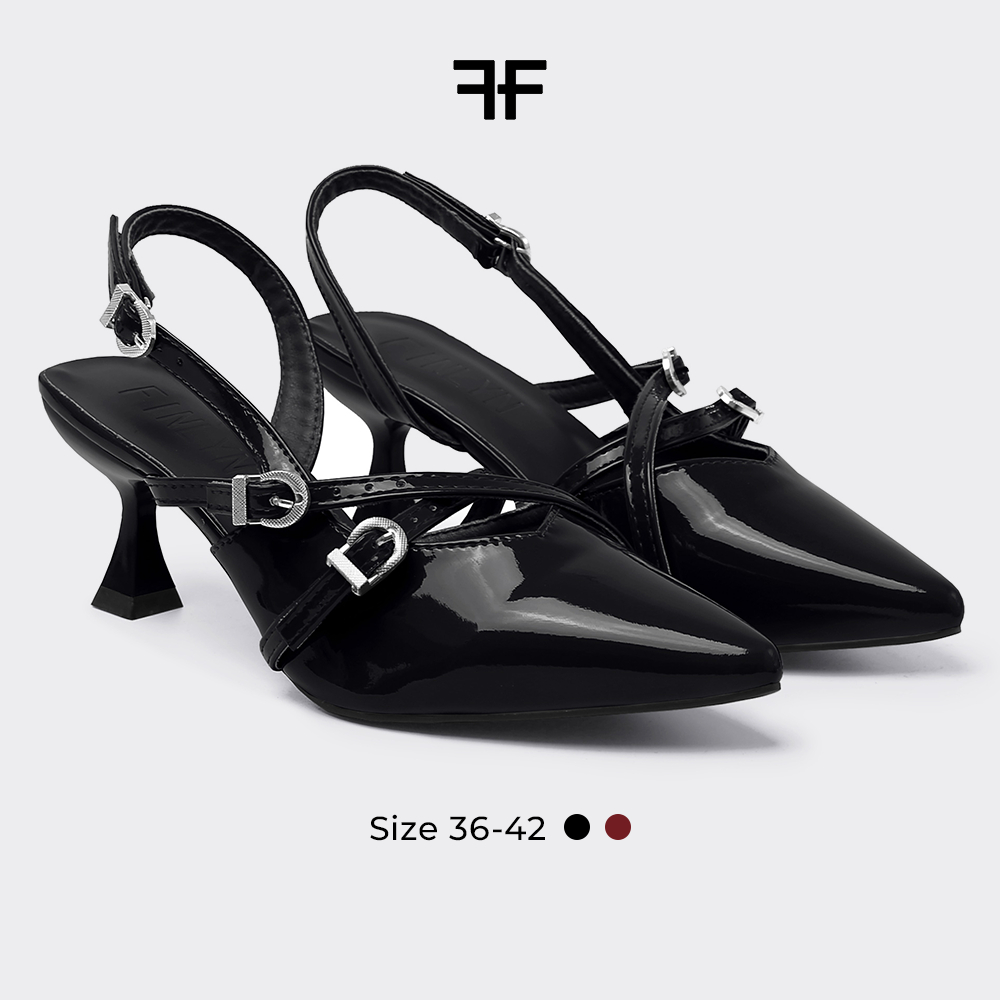Jual High Heels Cewek Kasual Kekinian Hak Tinggi Wanita Pesta Glossy ...