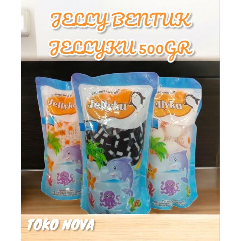 Jual JELLY BENTUK JELLYKU KEMASAN 500GR | Shopee Indonesia